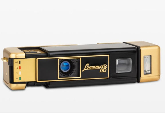 Lomography Lomomatic 110 Camera & Flash - Bellagio Edition – Panda Camera