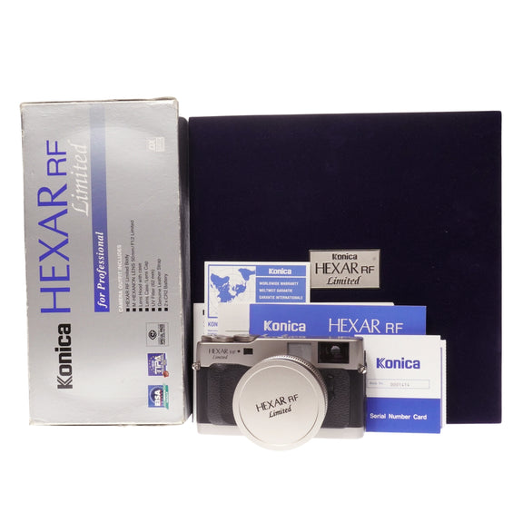 Konica Hexar RF Limited w/ M-Hexanon Lens 50mm f/1.2 Leica M Mount Min ...
