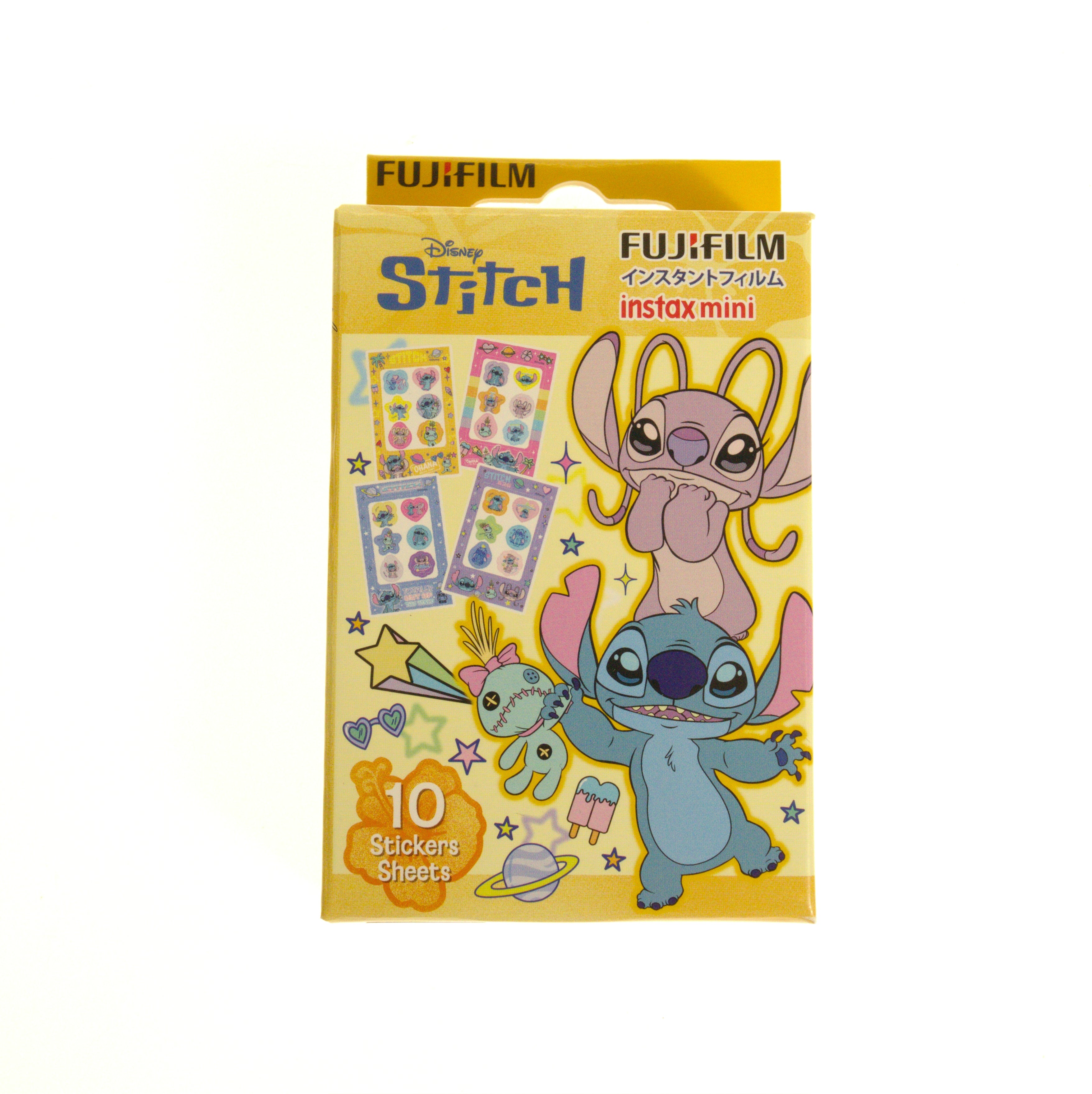Fujifilm Instax Mini Disney - Stitch 10 Sheets Instant Color Film with ...