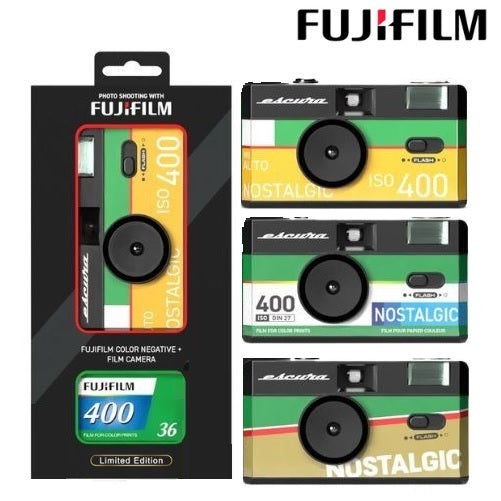 Fujifilm x Escura Reusable 35mm Camera with 400 ISO 36exp Color film ...
